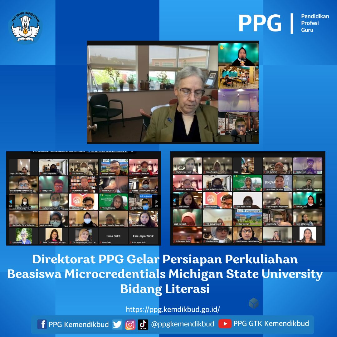 Direktorat PPG Gelar Persiapan Perkuliahan Beasiswa Microcredentials ...