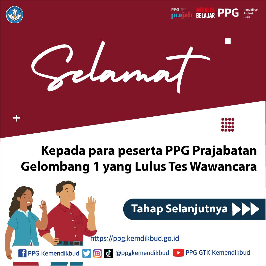 Selamat dan Sukses Peserta PPG Prajabatan Gelombang 1 ,Siapkan ...