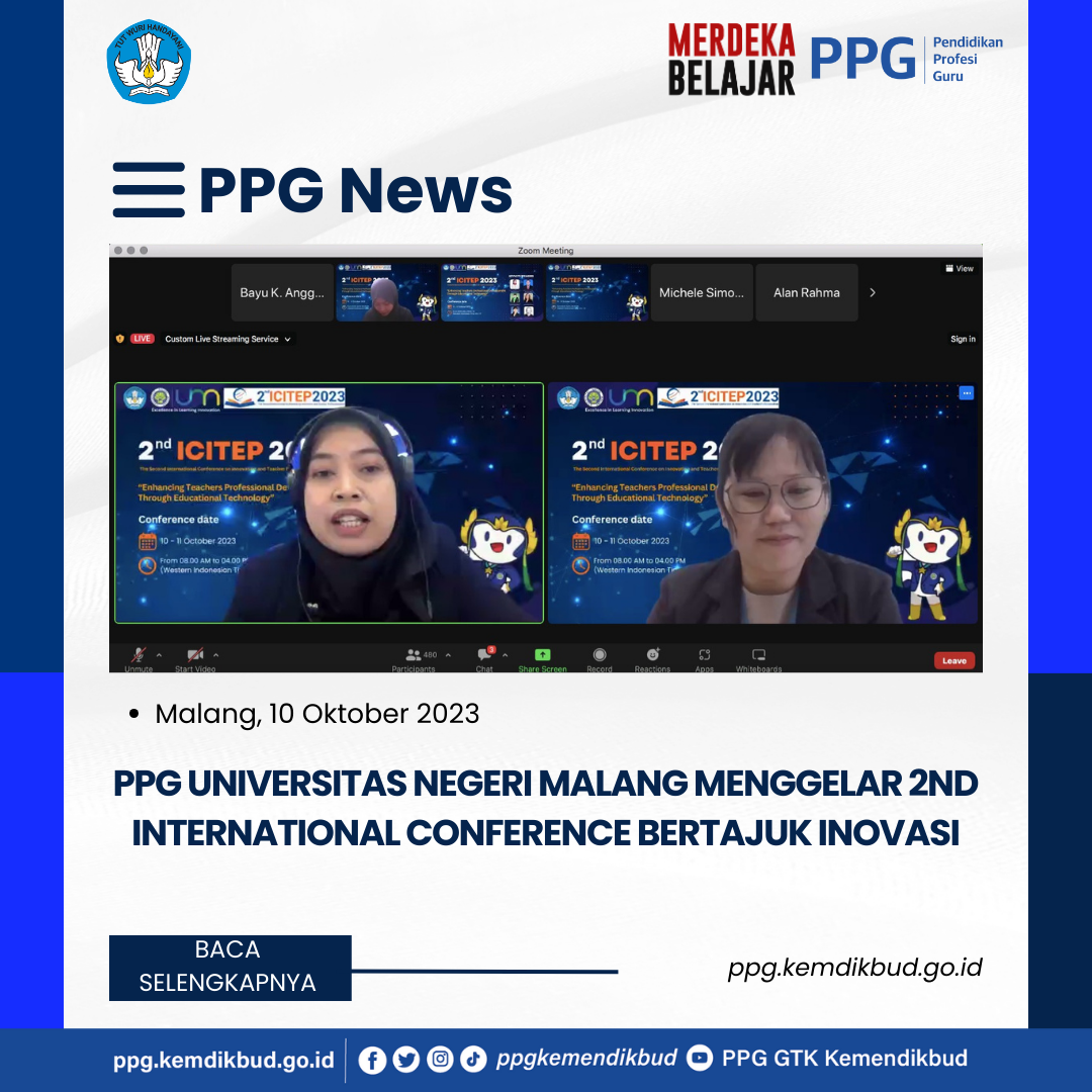PPG Universitas Negeri Malang menggelar 2nd International Conference ...