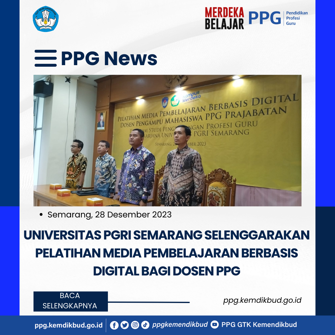 Universitas PGRI Semarang Selenggarakan Pelatihan Media Pembelajaran ...