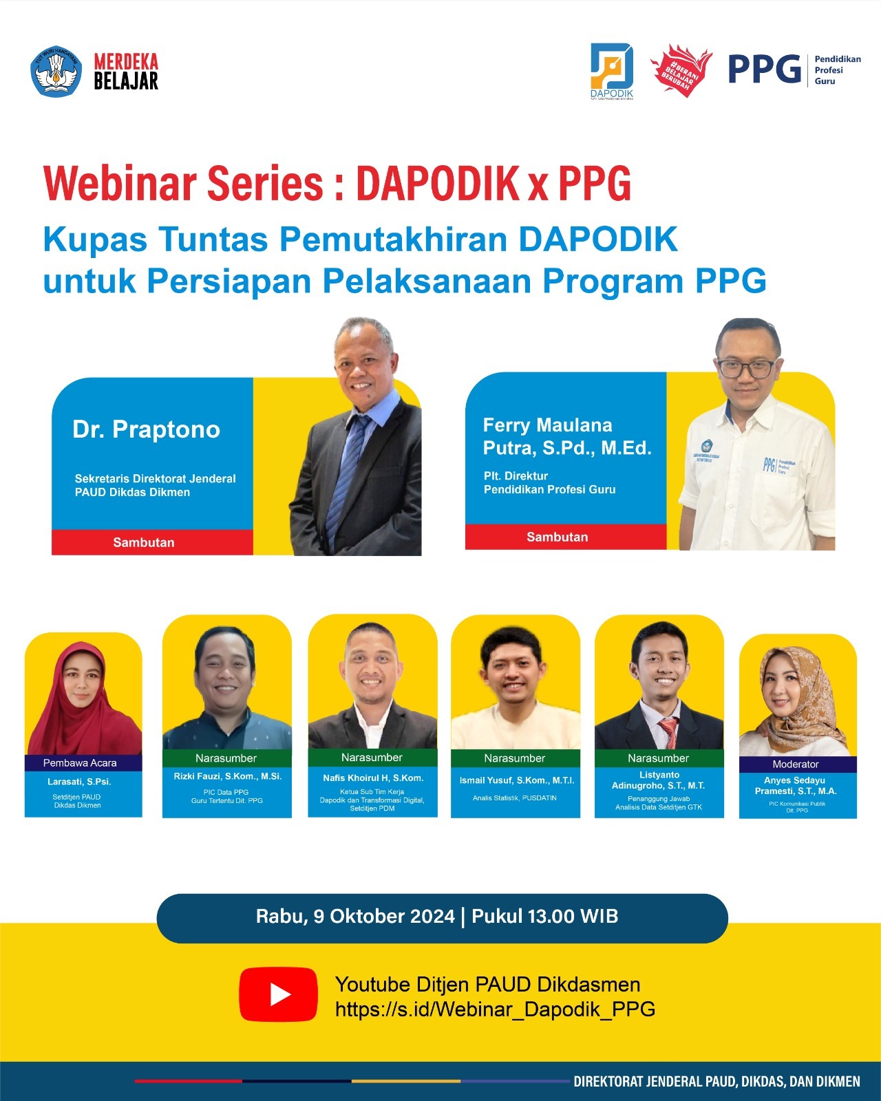 Webinar Tips dan Langkah Pemutakhiran DAPODIK untuk Persiapan ...