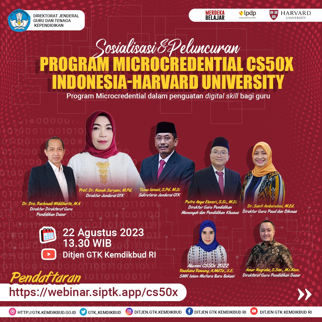Program Microcredential CS50x Indonesia-Harvard University - Direktorat ...