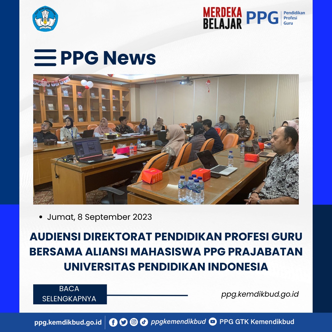 Audiensi Direktorat Pendidikan Profesi Guru Bersama Aliansi Mahasiswa ...
